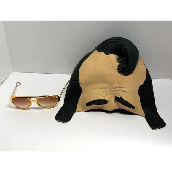 unbranded | Other | Elvis Rubber Mask Adult One Size Elvis Glasses 2 Pc ...